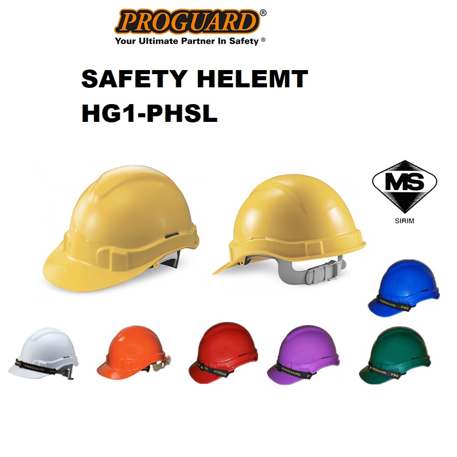 Proguard Safety Helmet (Sirim Certified) - HG1-PHSL | Shopee Philippines