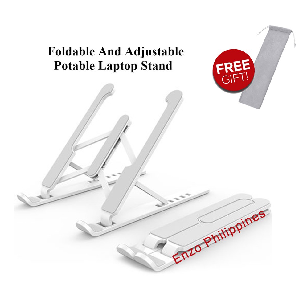 Enzo Portable Laptop Stand Foldable Support Base Notebook Stand Holder ...