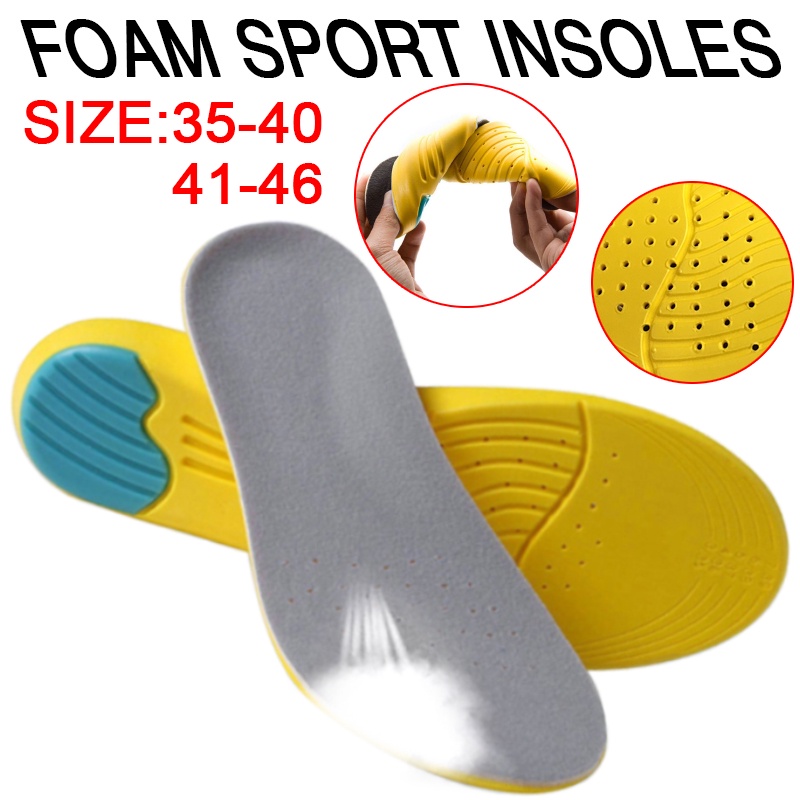 [Spot] A pair of memory foam sports insoles midsole sweat-absorbent ...