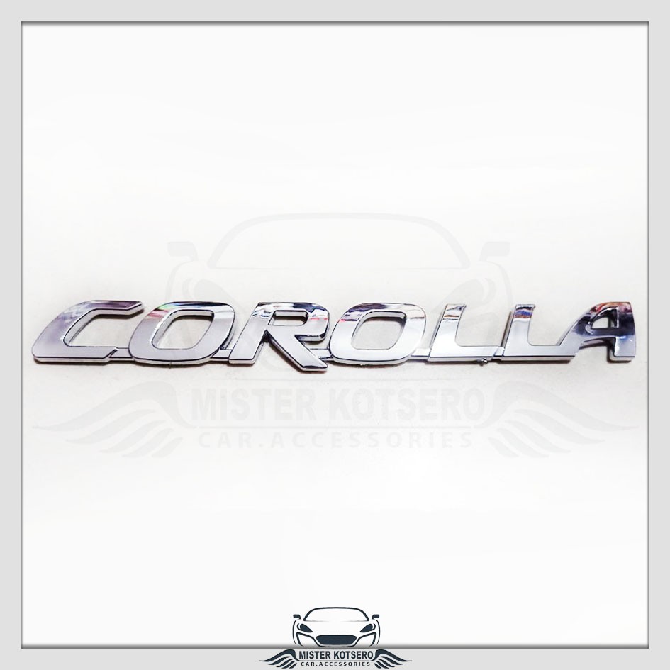 Toyota COROLLA Chrome Emblem | Shopee Philippines