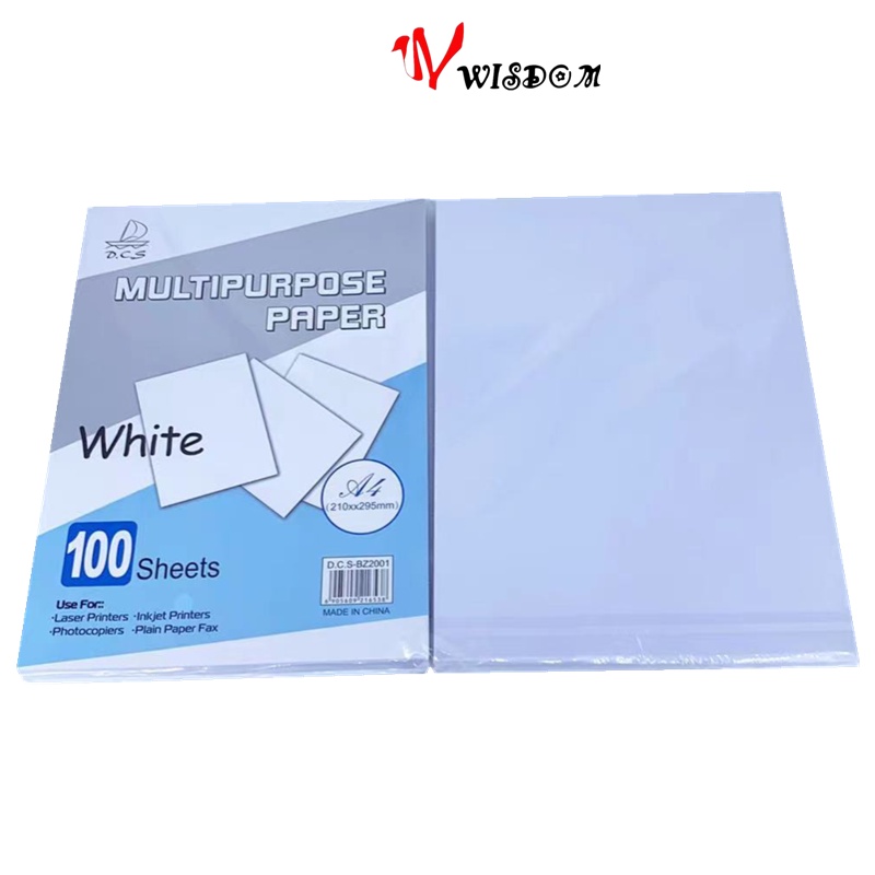 WISDOM A4 BOND PAPER 100sheets (210X295mm) office supplies/ SCHOOL ...