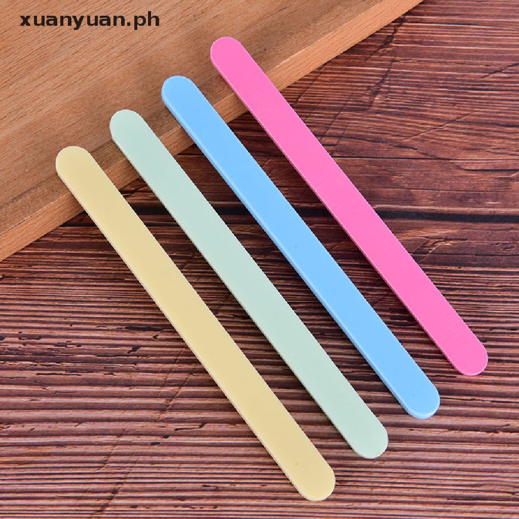 XUAN 10pcs acrylic Ice Cream Sticks Popsicle Stick Kids DIY Handmade ...