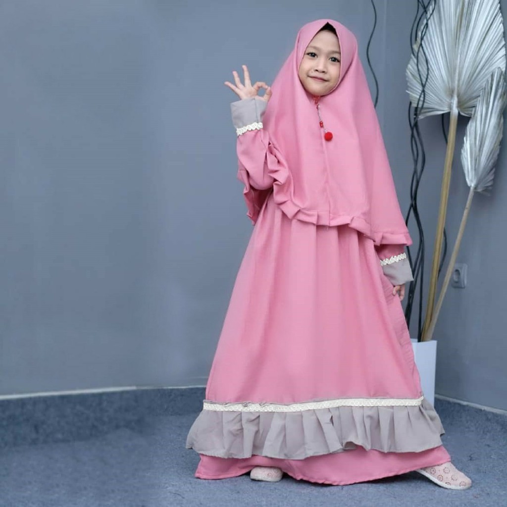 AS.FASHION-REALPICT-US-MUSLIMAH CHILDREN'S GAMIS CLOTHES- SYAR I GIRLS ...