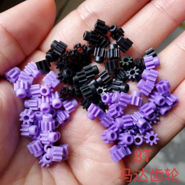 UNGU GIR PINION 8 BLACK PURPLE /50PCS | Shopee Philippines