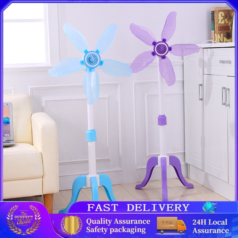 5 Blades Stand Fan Portable Stand Fan Foldable Stand Fan Electric Fan ...