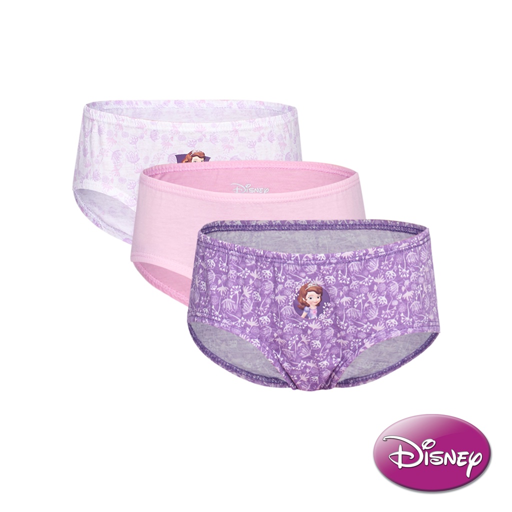 Disney Sofia 3 Pack Bikini Panty with Lining Kids Underwear | Shopee ...