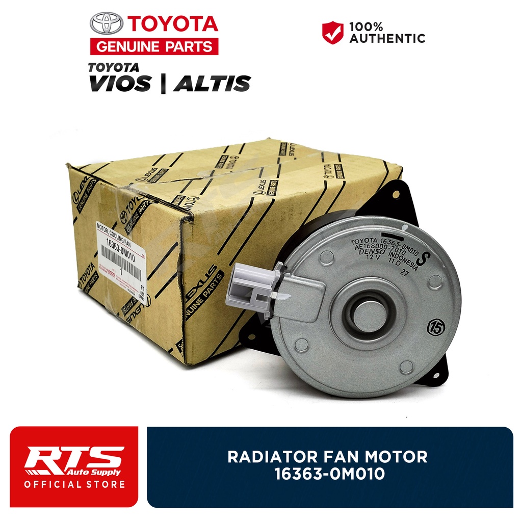 Toyota Genuine Radiator Fan Motor Vios / Altis 2002 2013 16363 0m010 1 ...
