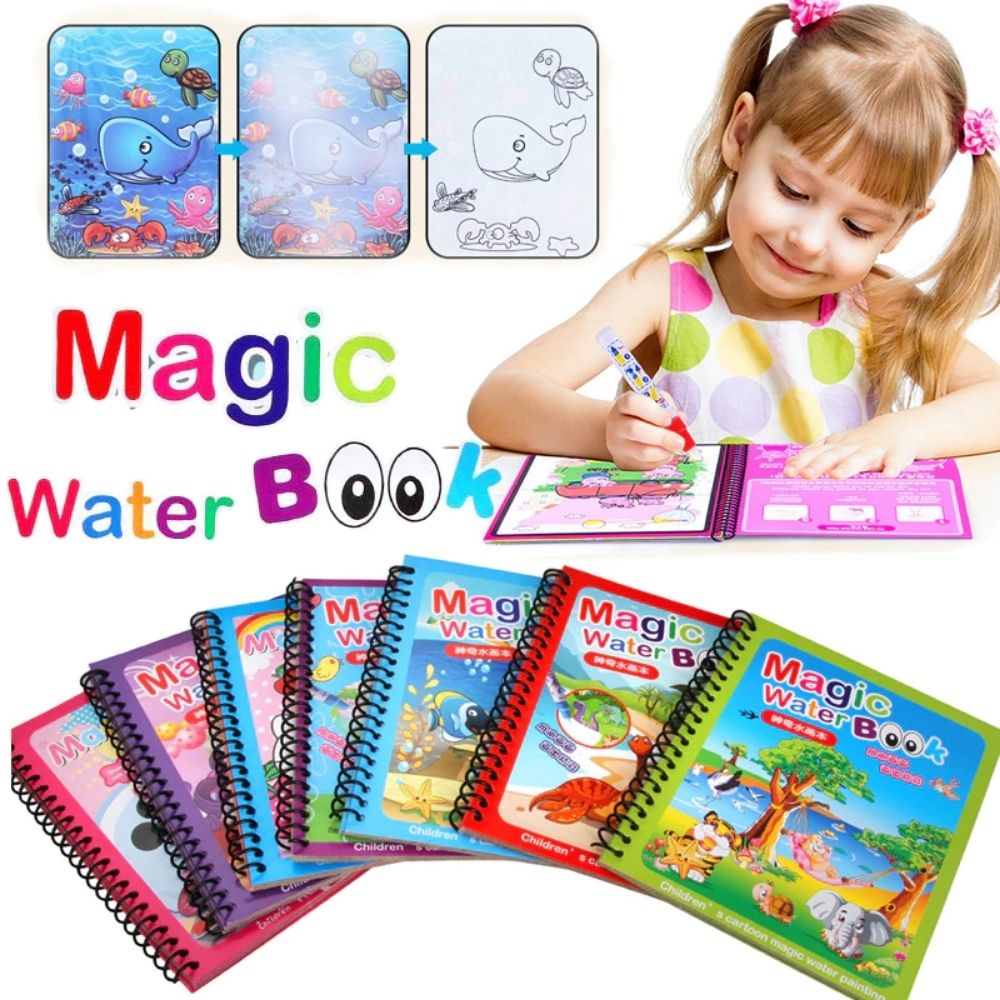 The Magic Water Drawing Book | Shopee Philippines