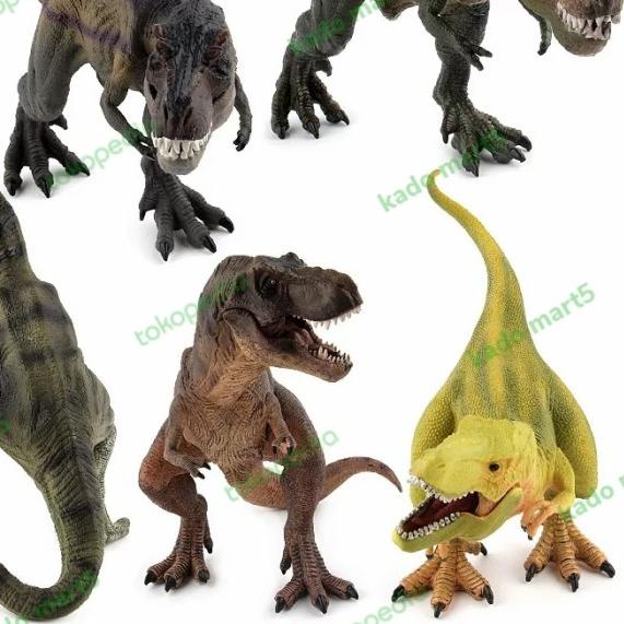 Tyrannosaurus REX T-REX FIGURE DINOSAURUS DINOSAURUS Toys - Brown trex ...