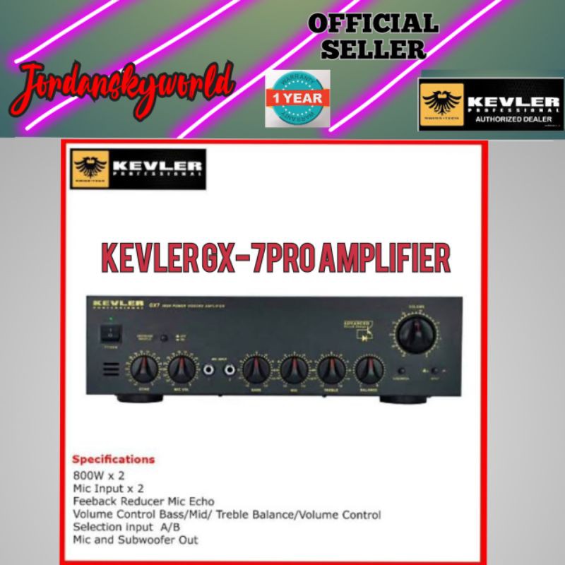 GX7 PRO KEVLER AMPLIFIER | Shopee Philippines