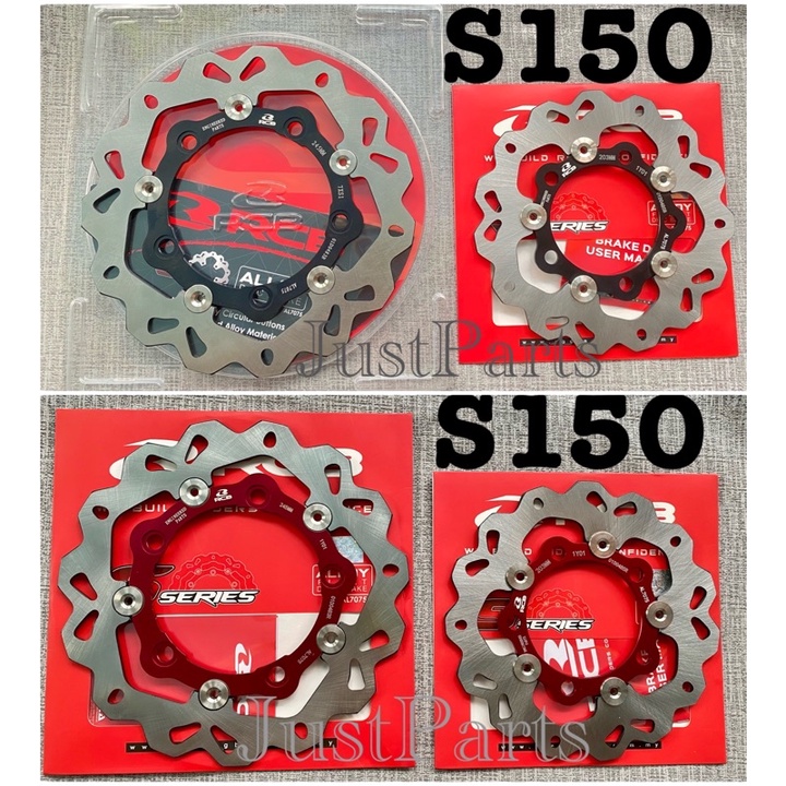 RCB S-SERIES ALLOY DISC SET (FLOATING) SNIPER 150 (FRONT/REAR) | Shopee ...