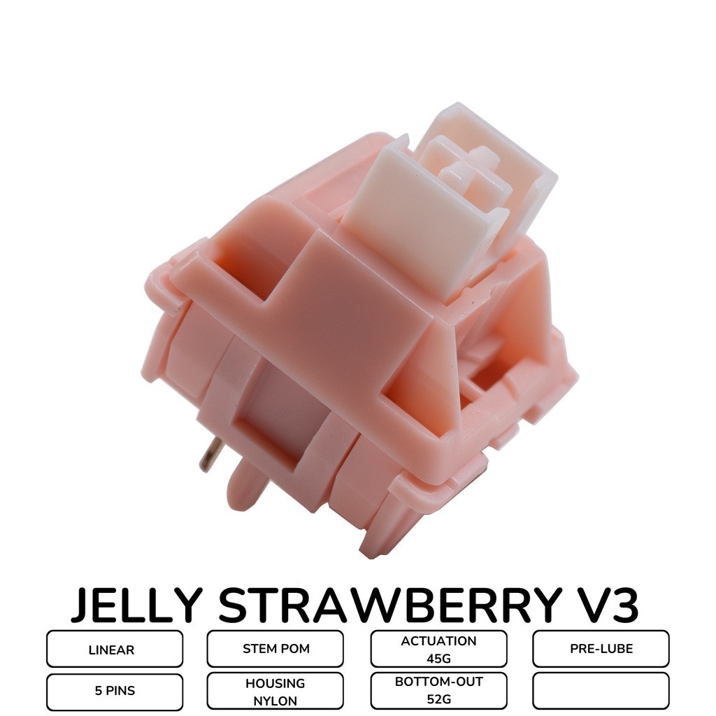 【In Stock】Strawberry Jelly Switch Latest Version 2022 (10Pcs-Pack ...