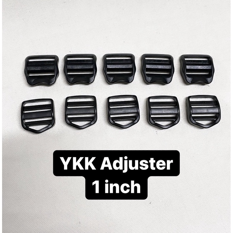 [By 10 PCS] YKK Plastic Adjuster Bag Strap Adjuster 3/4 and 1 Inch ...