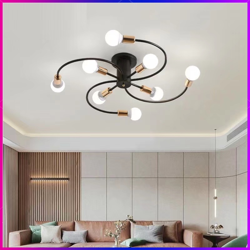 [Free Bulb] Modern chandelier minimalist chandelier living room bedroom ...