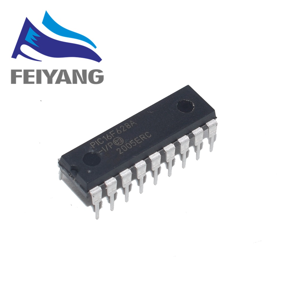 PIC16F628A-I/P DIP-18 PIC16F628A PIC16F628 16F628 Flash-Based, 8-Bit CMOS Microcontrollers ...