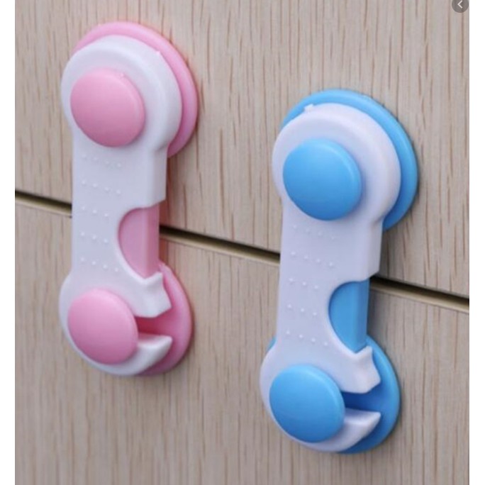 Plastic Home Door Drawer Lock Kids Protect Wardrobe Cabinet | Shopee ...