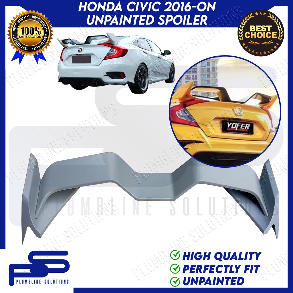 Honda CIVIC 2012 - 2015 / 2016 - 2021 Gen 9th Car Rear Spoiler / Rear ...