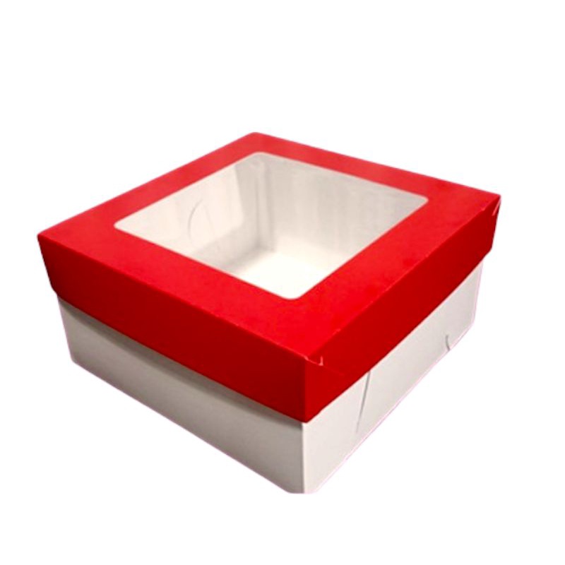 10x10x5 Cake Box Red / Colored (Set of 5 and 10 pcs) | Shopee Philippines