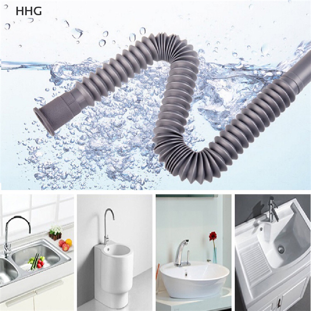 HHG Flexible Water Pipe Wash Basin Drainage Pipes Lengthen Deodorant ...
