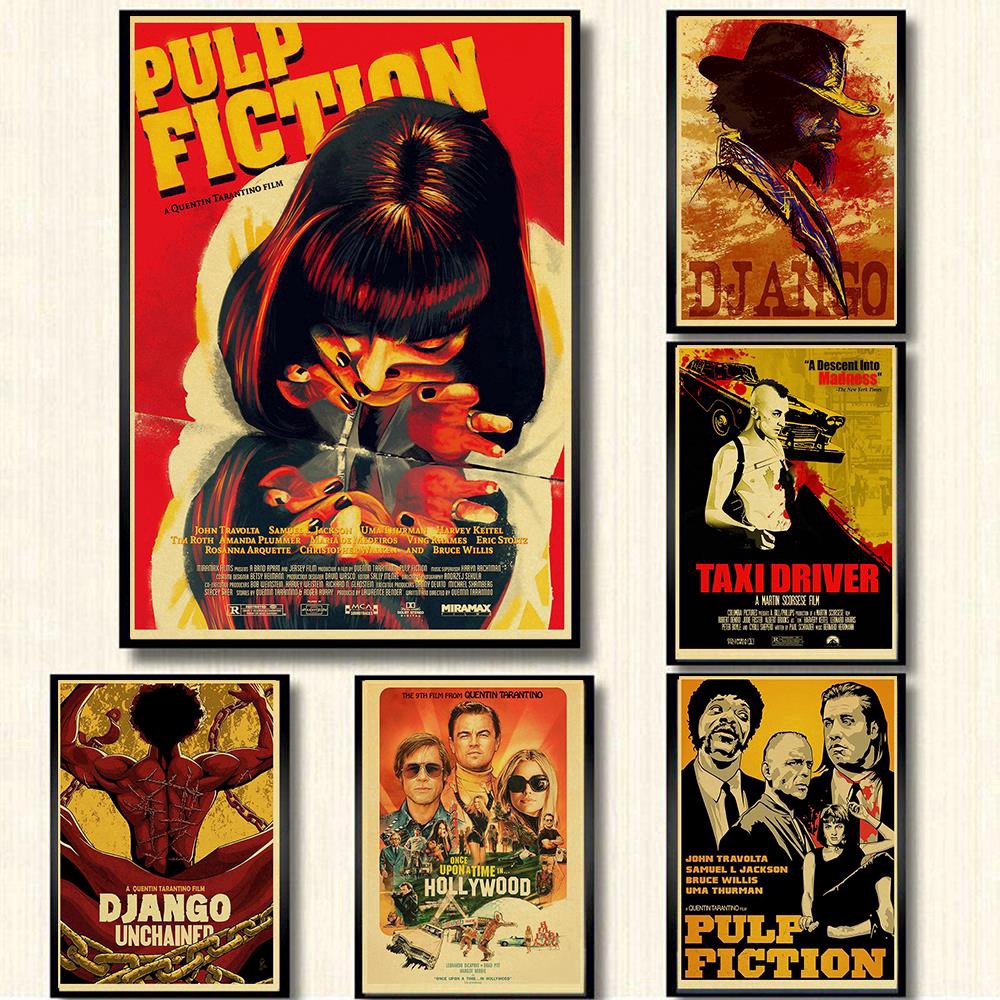 Quentin Tarantino Movie Kill Bill/pulp Fiction/django Unchained Retro ...