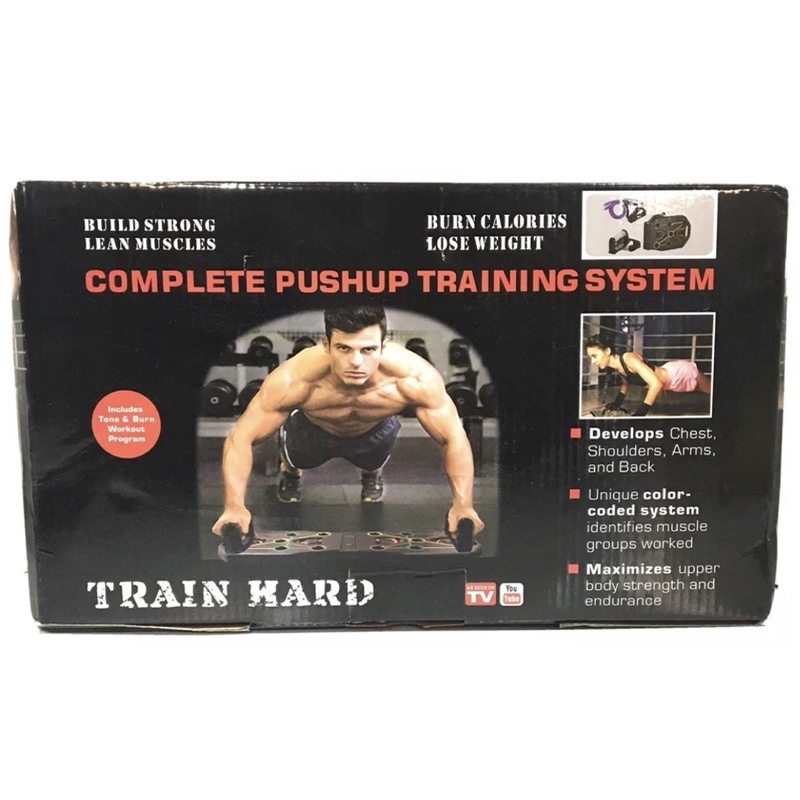 Train Hard USA Complete Push Up Training System As Seen On TV Home ...