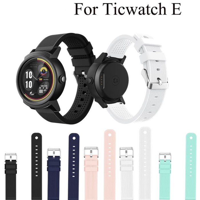 Strap TIC WATCH Rope Silicon RUBBER RUBBER BAND TICWATCH E 20mm ...