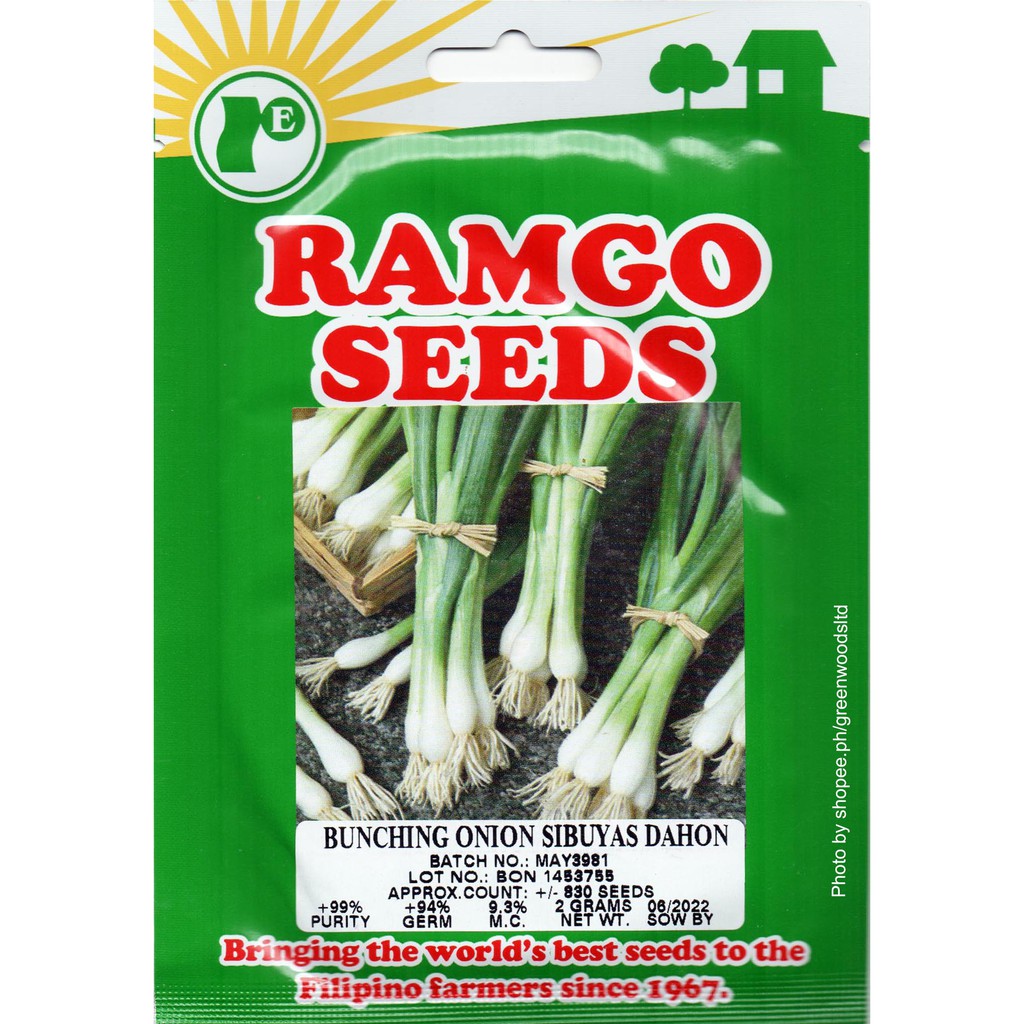 Ramgo Dealer Packet Seeds [E-O] Eggplant to Onion - Sold per Pack per ...