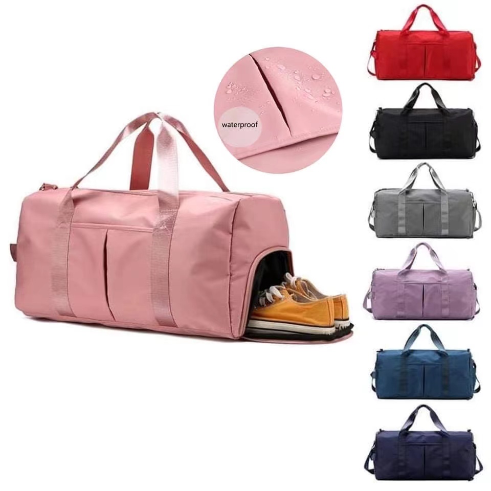 COD Sports Gym Bag w/ Shoe Compartment Large Capacity Waterproof Zipper ...