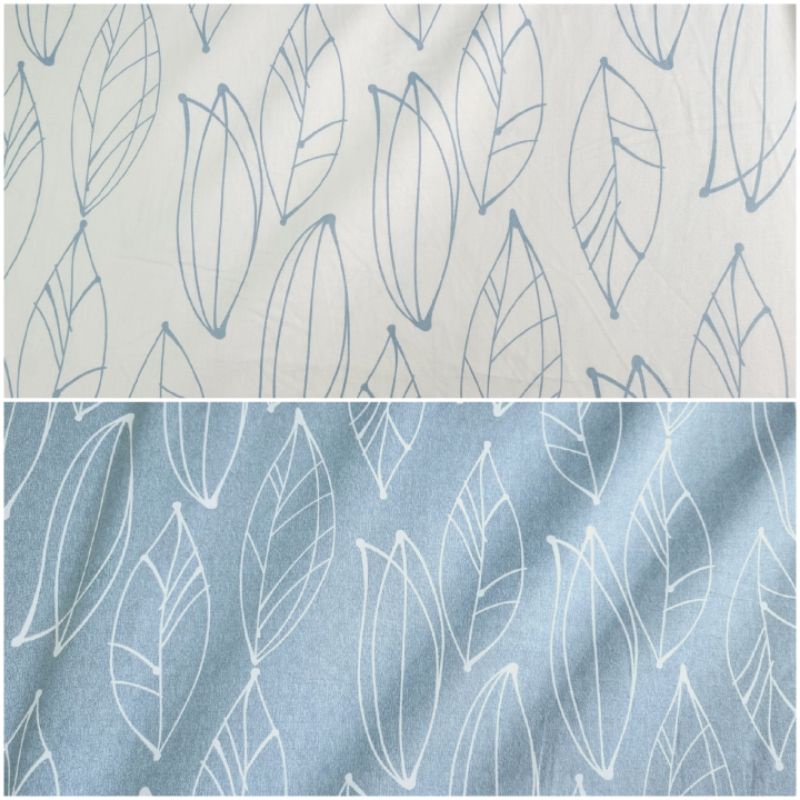Big Leaf Scandinavian Design Fabric Japanese Woven Cotton 60" Width ...