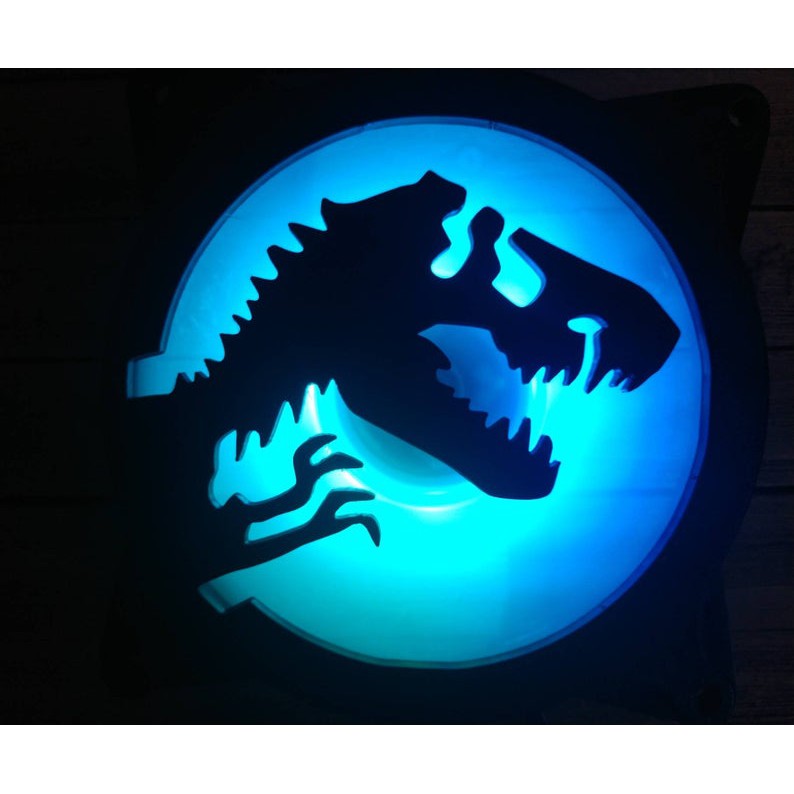 Tyrannosaurus Rex Gaming Computer Fan Shroud / Grill / Cover - Jurassic ...
