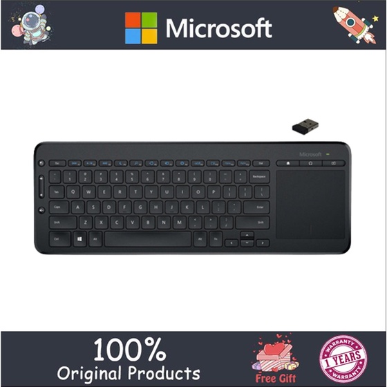 Microsoft Portable Wireless Multimedia with Trackpad Keyboard | Shopee ...