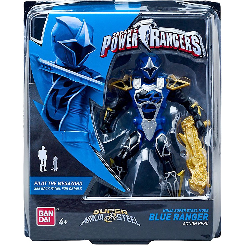 Power Rangers Super Ninja Steel Ninja Super Steel Mode Blue Ranger ...