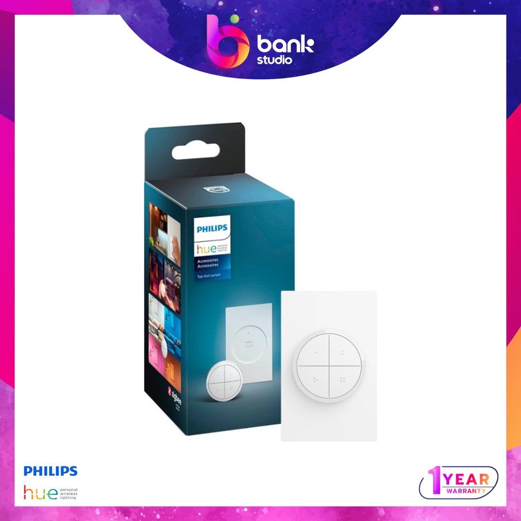 (1 Year Warranty) Philips Hue Tap dial switch Wireless Remote (2022 ...