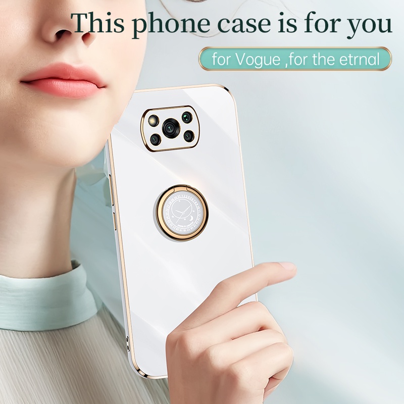Straight Edge Case For Xiaomi Poco X3 NFC F3 GT M3 Pro casing,Luxury ...