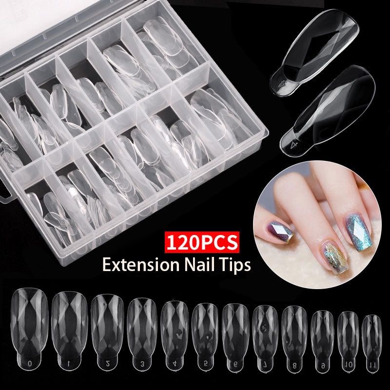 Born Pretty Quick Building Nail Mold Tips Dual Forms Finger Extension ...