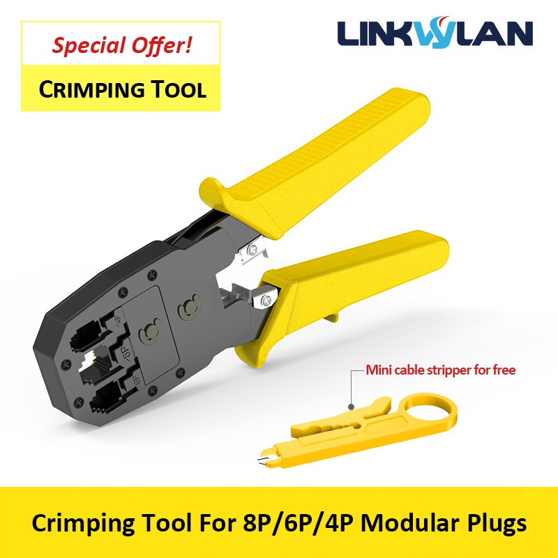 Linkwylan Network Multifunction Modular Crimping Tool Suitable For RJ11 ...