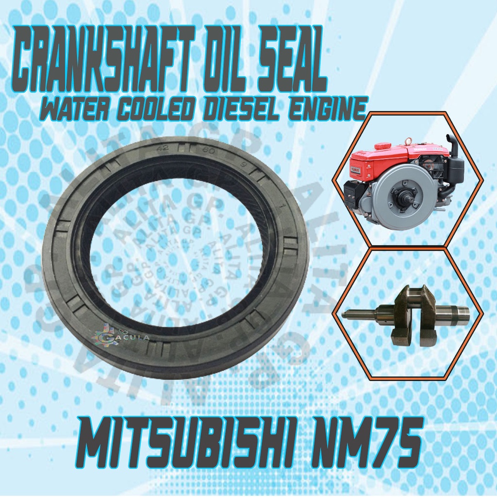 Oil Seal Oilseal for Crankshaft 42-60-9 Mitsubishi NM75 SD5 Water ...