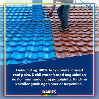 DAVIES ROOFSHIELD ROOF PAINT (4liters) | Shopee Philippines