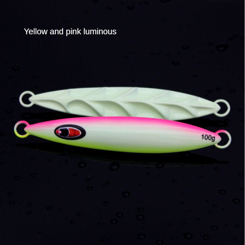 BONE JIGS MATINIK JIGS JC Metal Lead Luminous Jig Slow Pitch Jigging Fishing Lure 60-250g ...