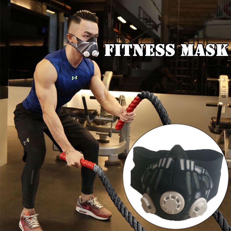 Sports Mask Oxygen Barrier Oxygen Control Self-abuse Fitness Exercise ...