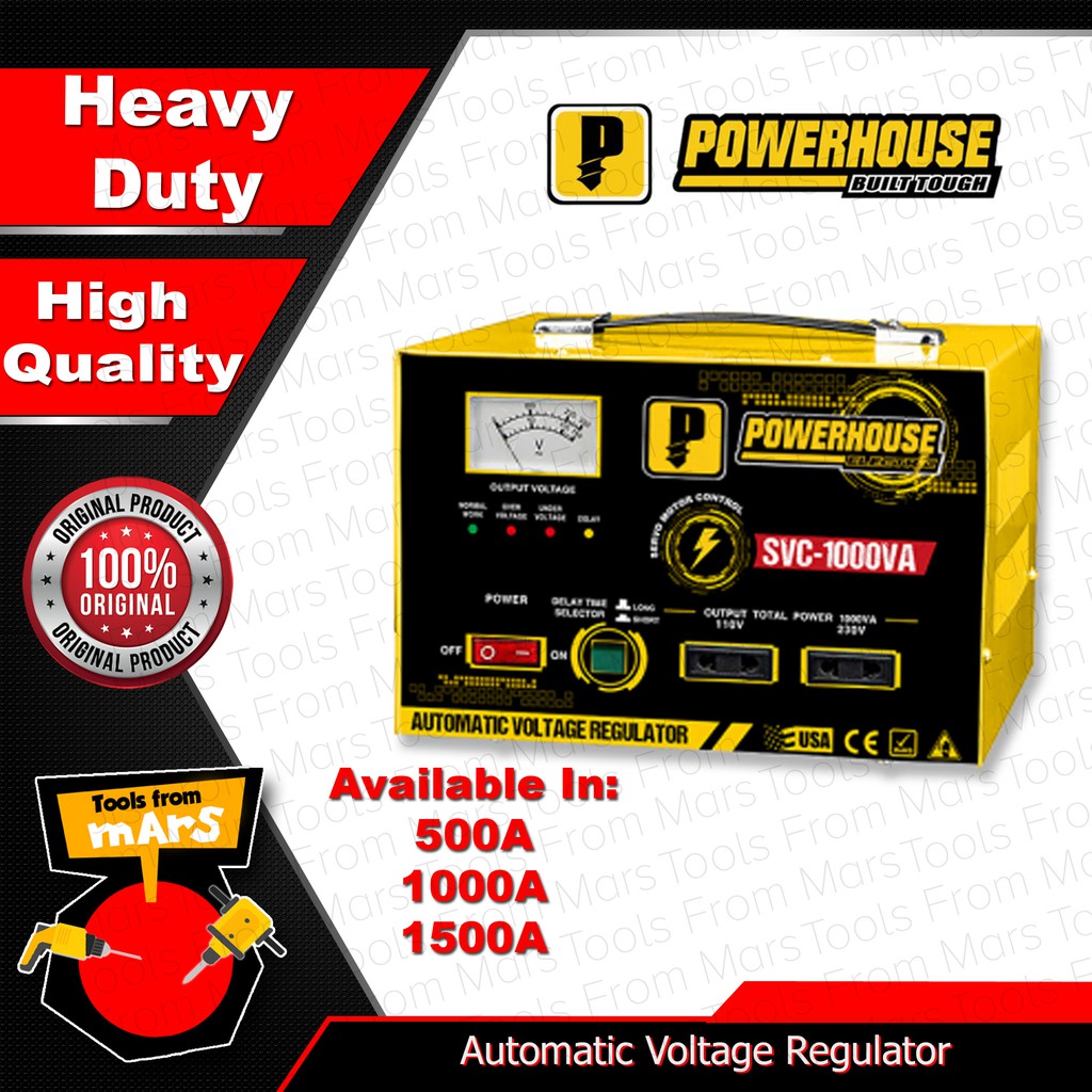 POWERHOUSE AVR Automatic Voltage Regulator 500A |1000A | 1500A •TFM ...