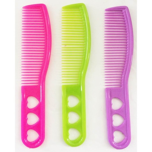 Assorted color comb plain design hair comb (12pcs) | Shopee Philippines