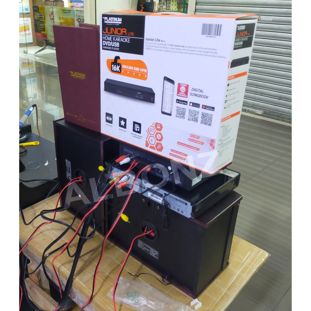 Home Videoke Karaoke Set Bundle Platinum Junior Lite and Portable ...