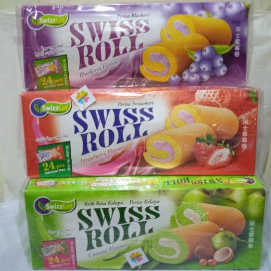 Cake Swiss Roll SwissLef London Cake 24pcs | Shopee Philippines