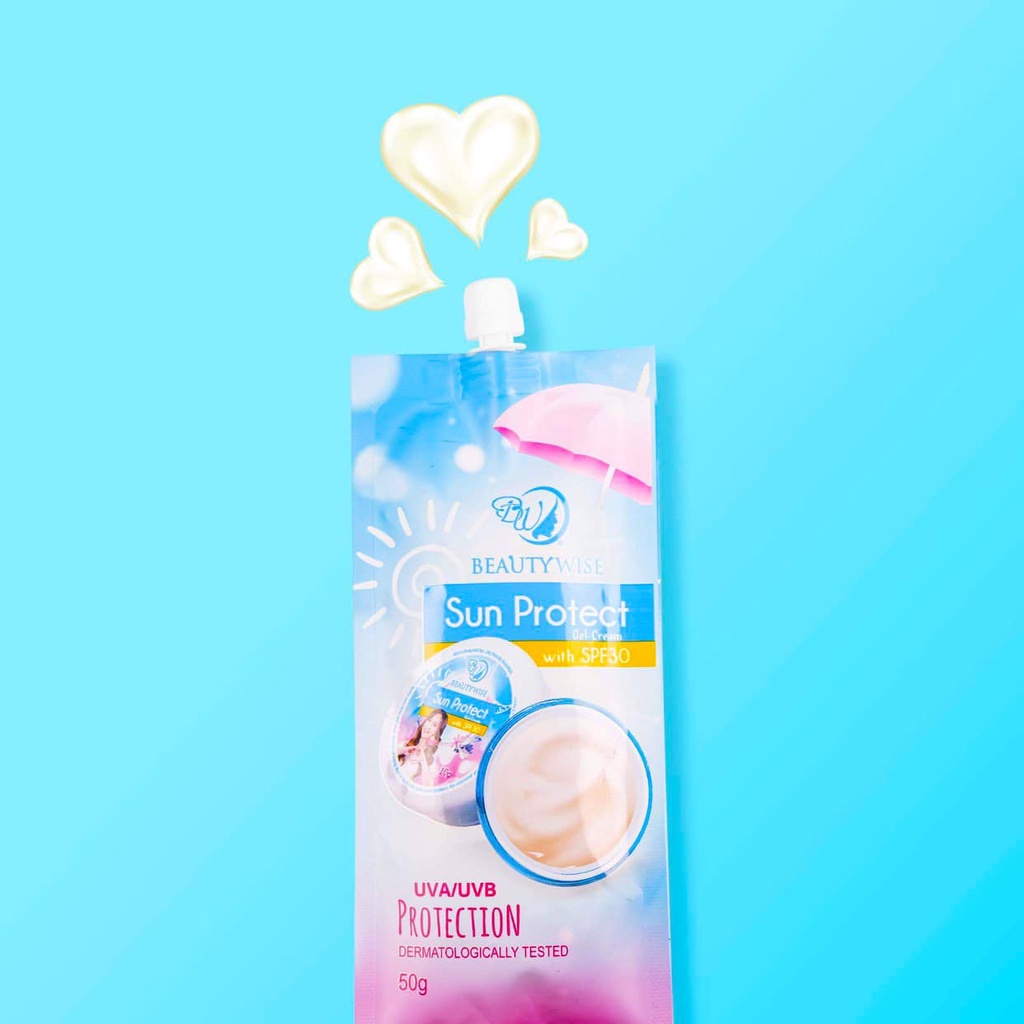 Beauty Wise Sun Protect Gel-Cream | with SPF30 | UVA/UVB Protection ...