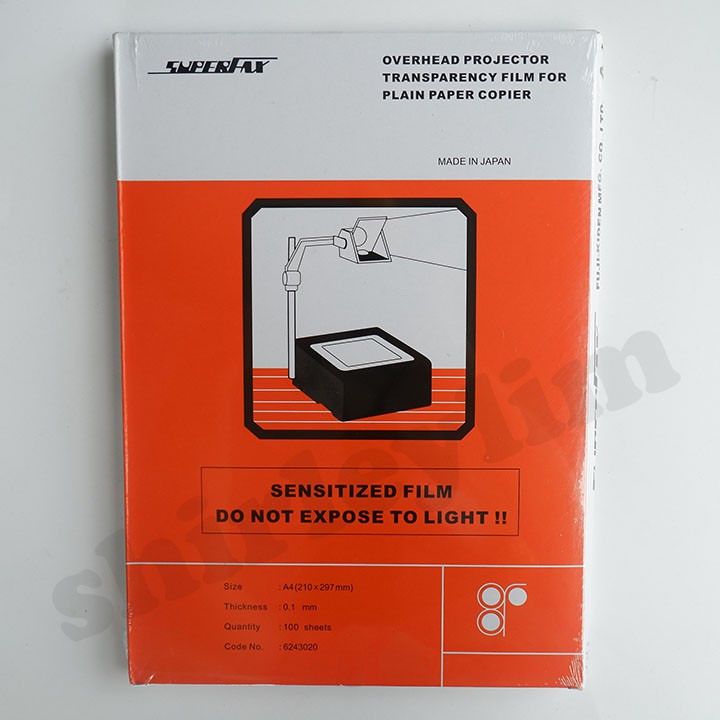 Transparency Acetate Superfax A4 100s PVC | Shopee Philippines