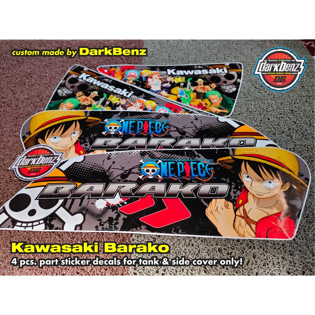 Kawasaki Barako Anime Concept Stock Quality Sticker Decals | custom ...