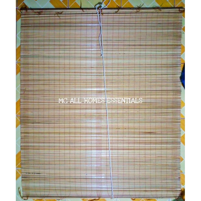 4.10ft Asian Native Blinds/ Roll-up Traditional Native Blinds | Shopee ...