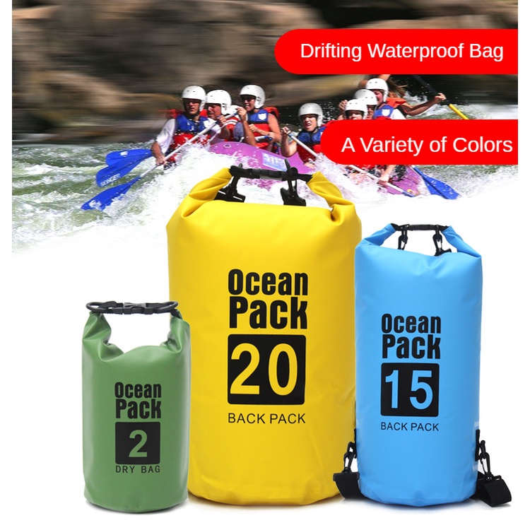 Dry Bag Nylon Drift Swimming Outdoor Waterproof Bag 2l 3l 5l 10l 15l