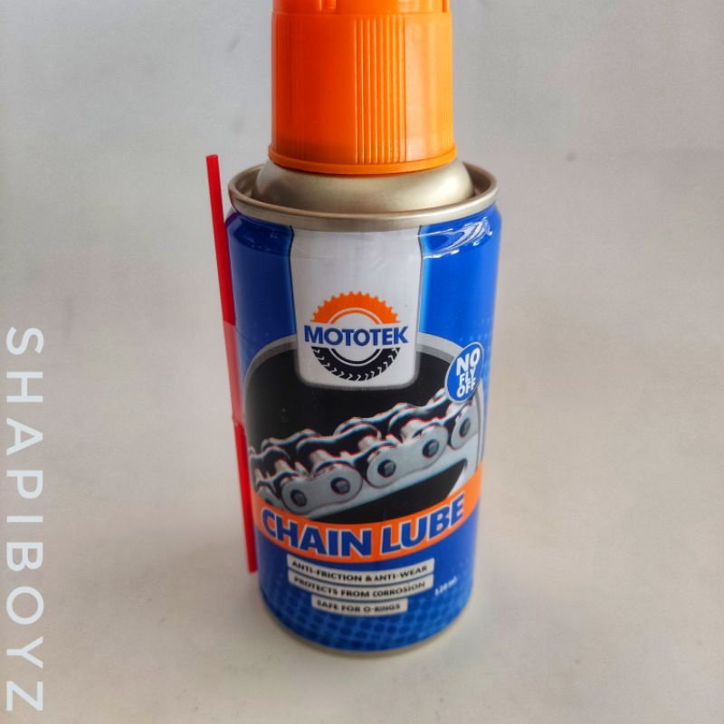 MOTOTEK MOTORCYCLE CHAIN LUBE 120ML | Shopee Philippines